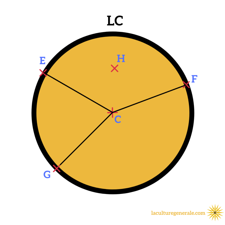 Cercle et disque : quelle différence